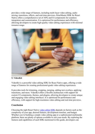 5 Top React Native Video Editor SDKs for Mobile App Development | The ...