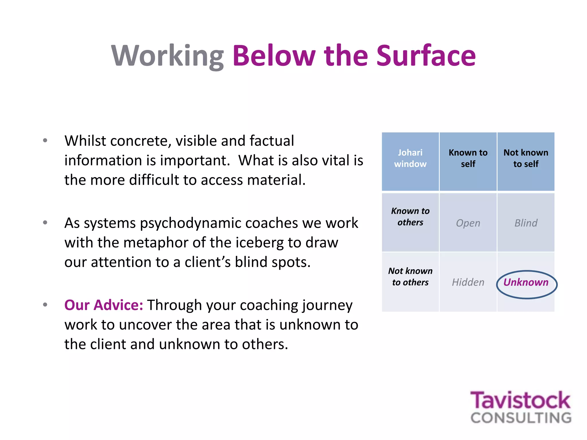 5 top tips to systems psychodynamic coaching | PDF