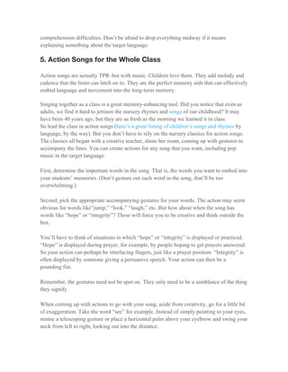 5 total physical response activities | PDF