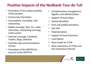Tour de Tuli conservation and tourism Susan Snyman | PDF