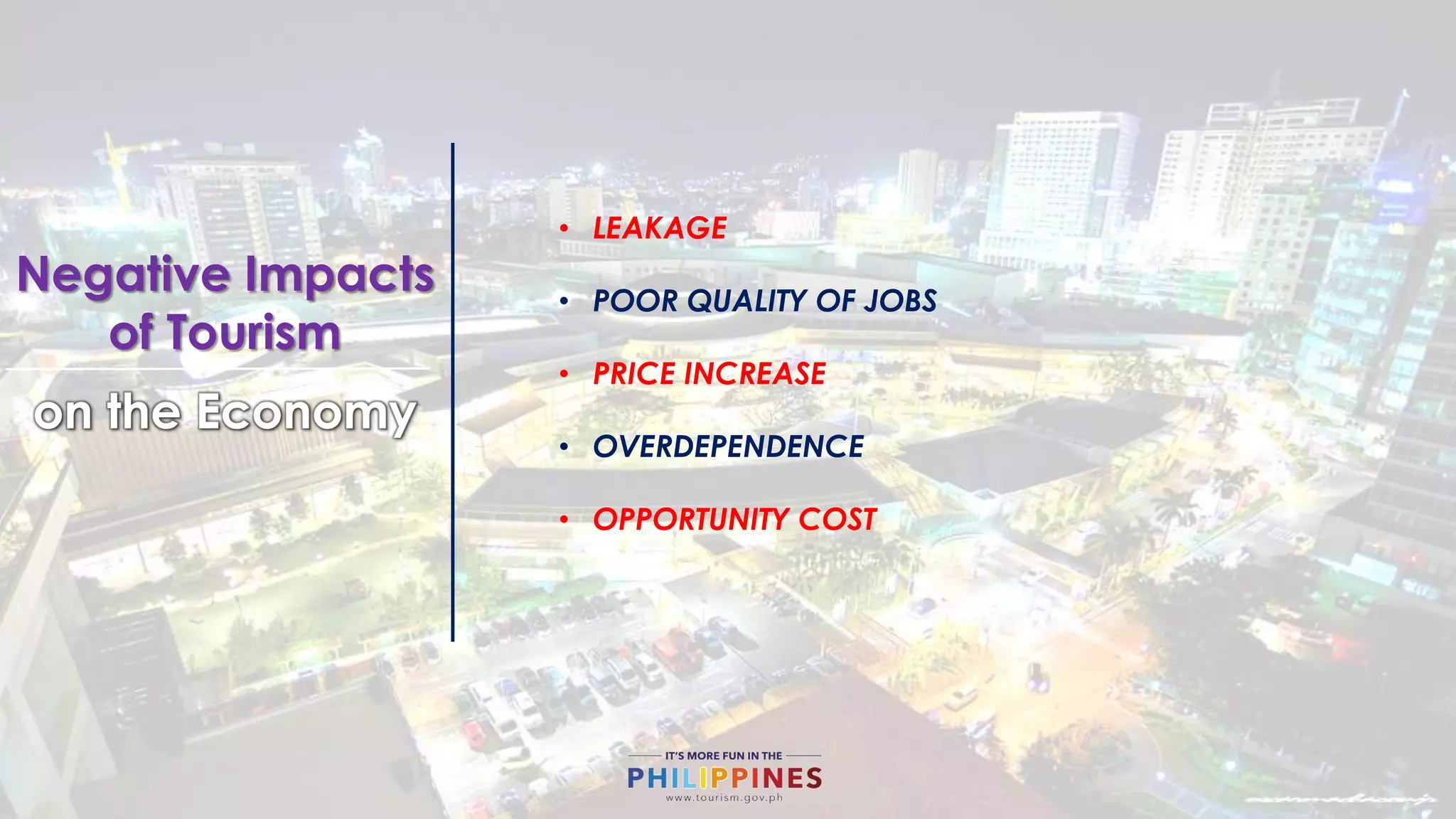 Tourism Impacts on the Economy | PDF