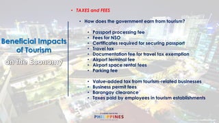 Tourism Impacts on the Economy | PDF