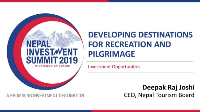 5 tourism sector_mr deepak raj joshi | PPT