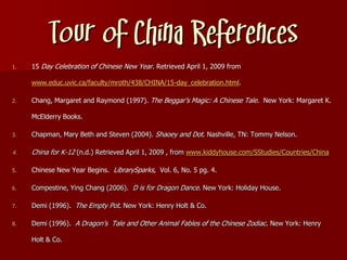 Tour Of China | PPSX