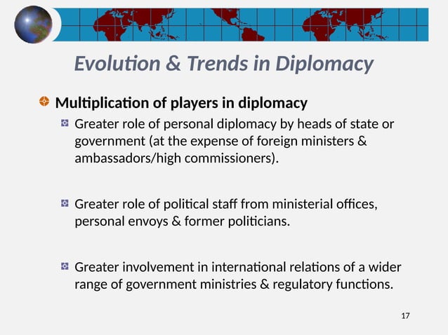 Traditional Diplomacy in Australian context | PPTX