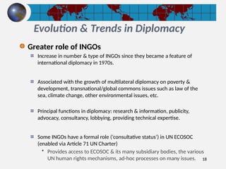 Traditional Diplomacy in Australian context | PPTX