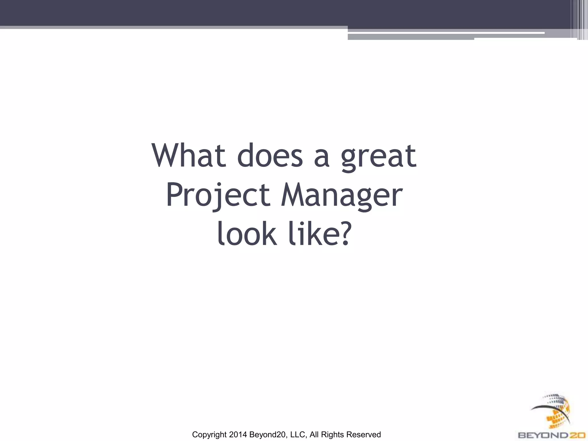 5 Traits of a Great Project Manager | PPTX