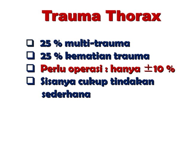 5 Trauma Thorak | PDF