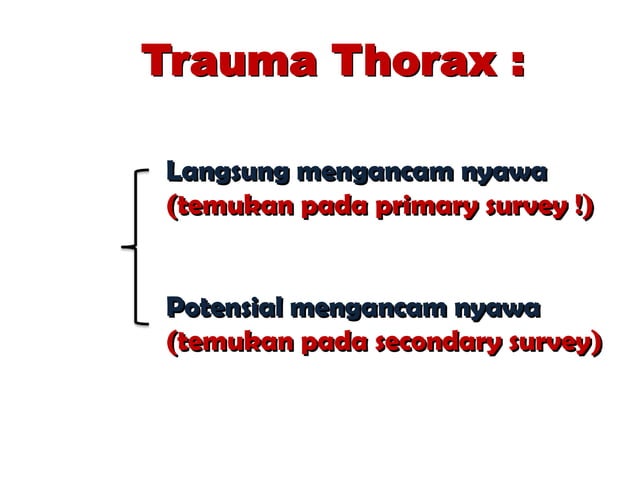 5 Trauma Thorak | PDF