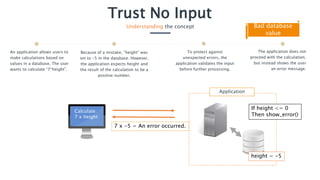 Secure Code Warrior - Trust no input | PPTX