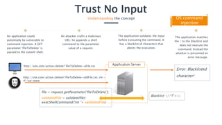 Secure Code Warrior - Trust no input | PPTX