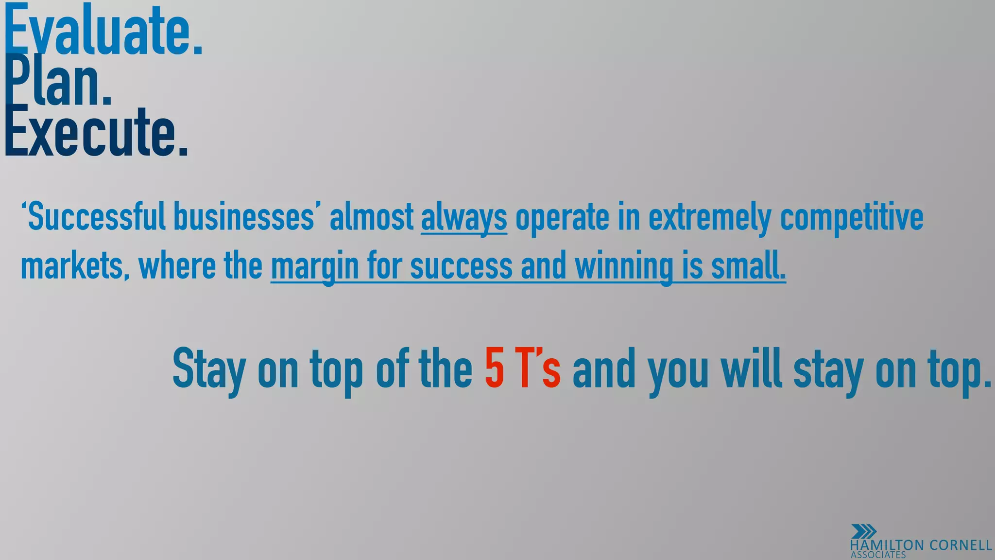 5 Ts Keep You on Top | PPT