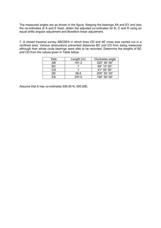 s2 5 tutorial traversing - compass rule and transit rule | PDF