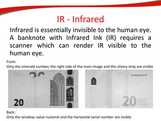 4 Features to Detect Counterfeit Banknotes | PPT