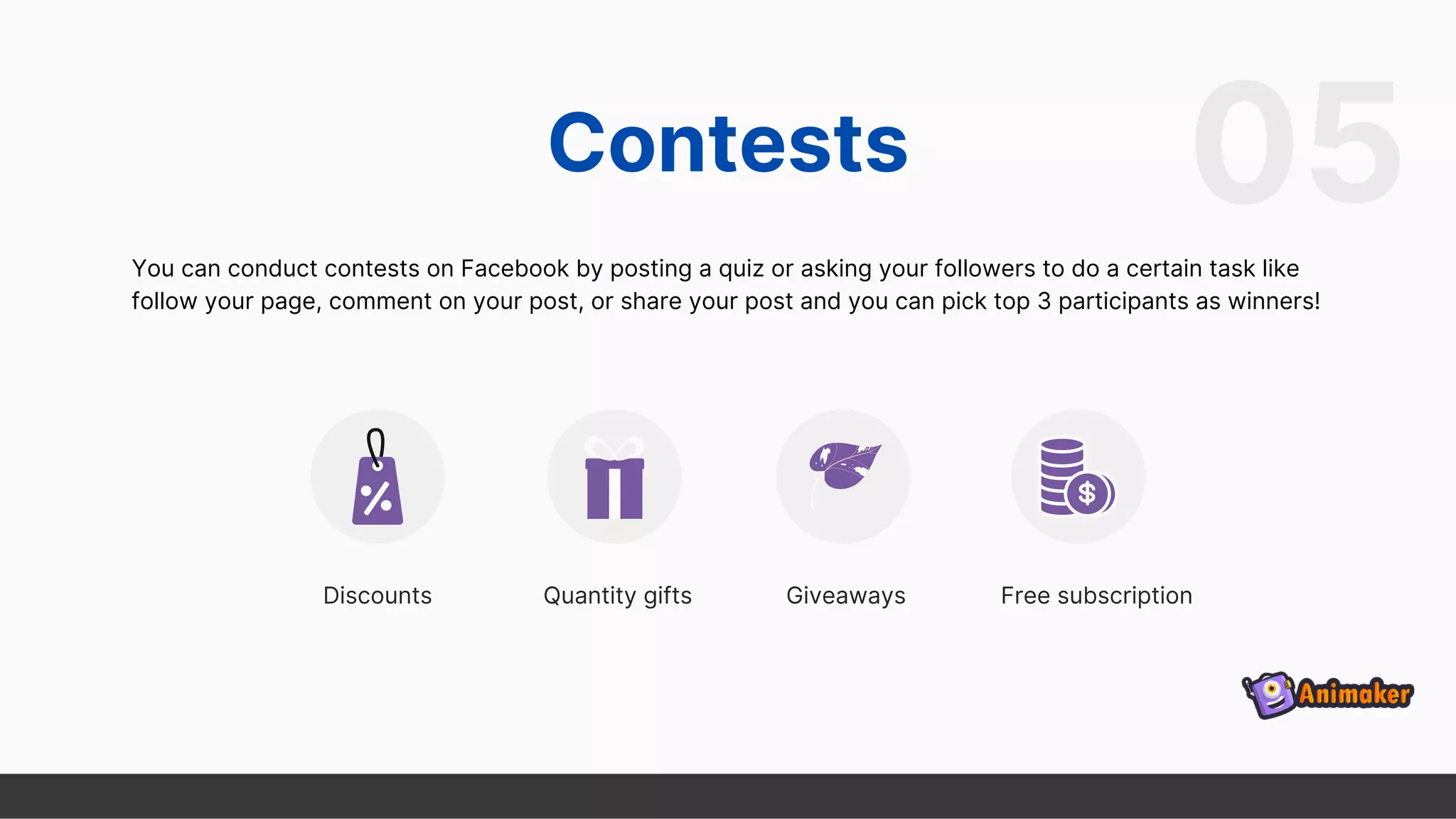 5 types of content to post on Facebook | PPT