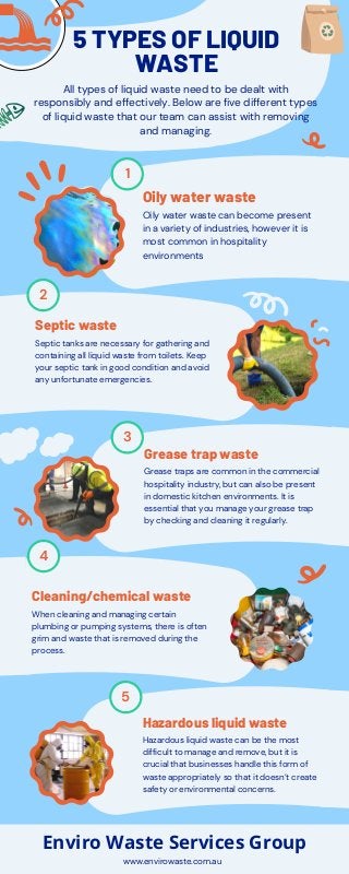 5 Types of Liquid Waste