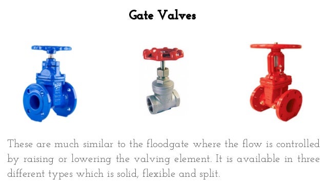 5 types of manual valves