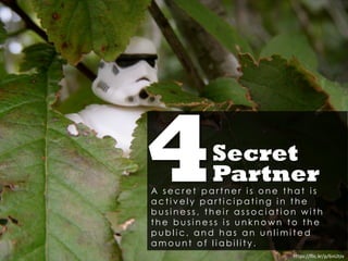 Five Types of Partners in a Business Partnership | PDF