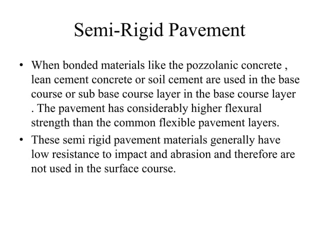 Types of pavement- Transportation Engg. I | PPT