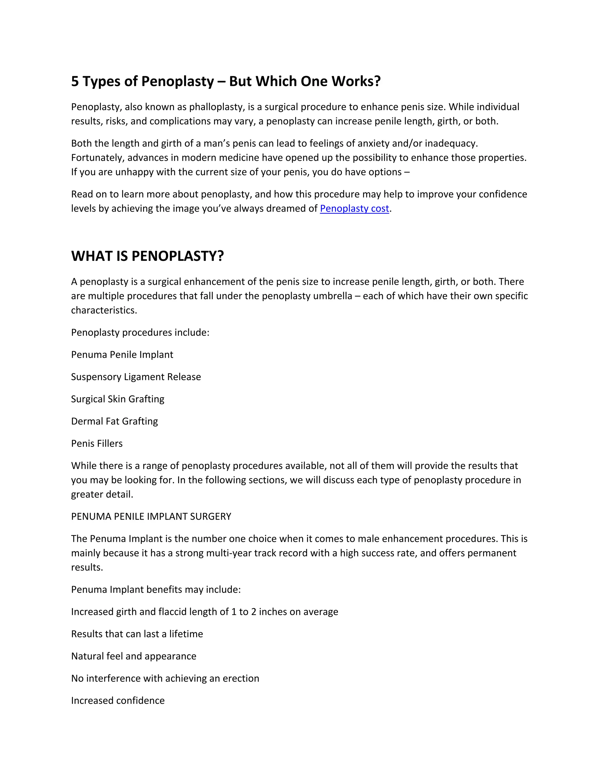 5 types of penoplasty | PDF