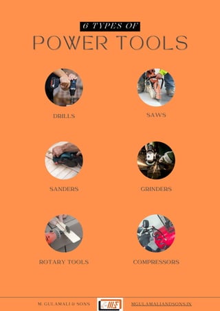 5 Types of Power tools | PDF | Woodworking | Arts and Crafts