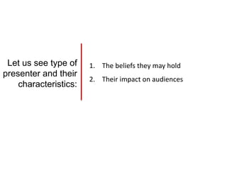 5 types of presenters | PPT