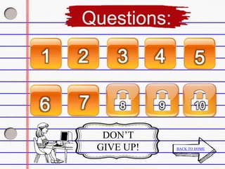 5 types of Sentences Game | PPTX