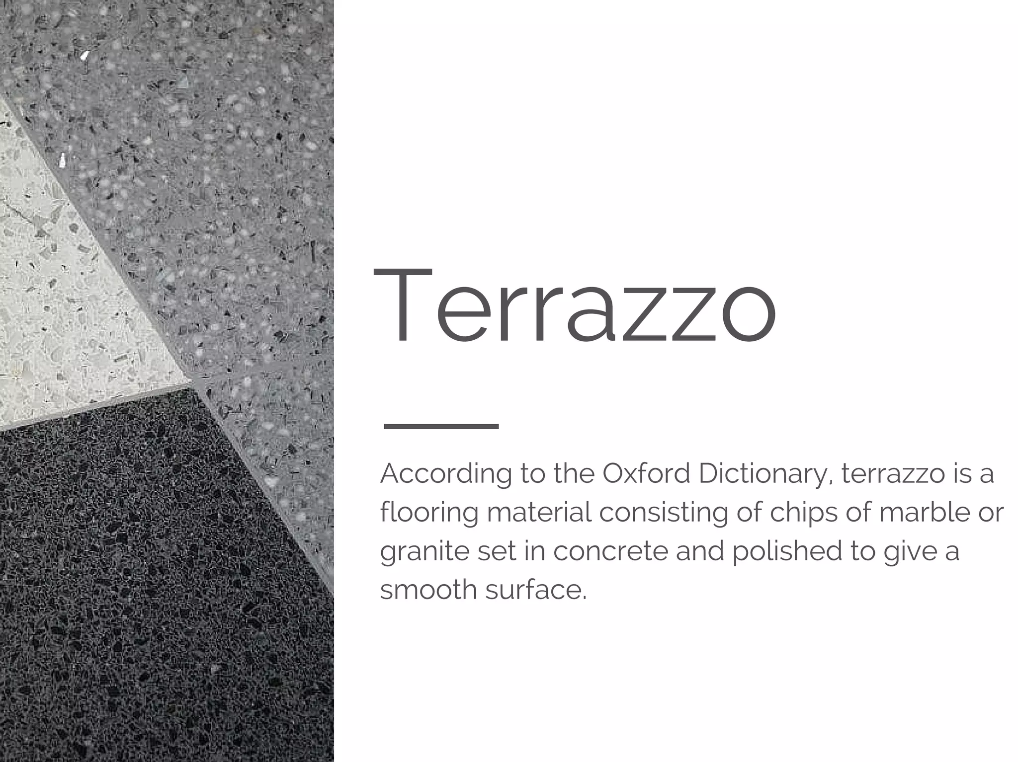 5 types of terrazzo | PDF