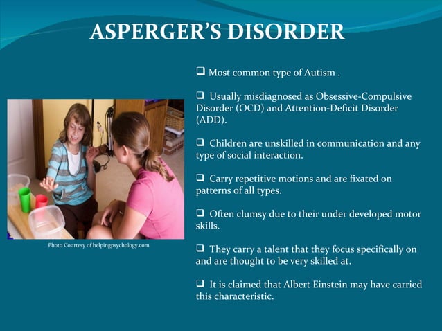 5 Types of Autism Spectrum Disorders | PPT