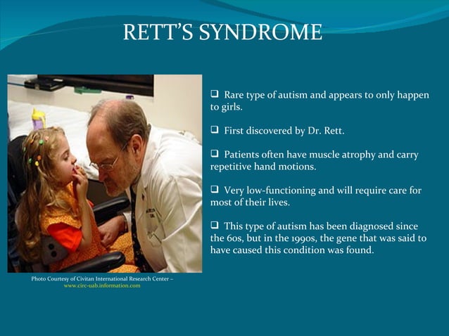 5 Types of Autism Spectrum Disorders | PPT