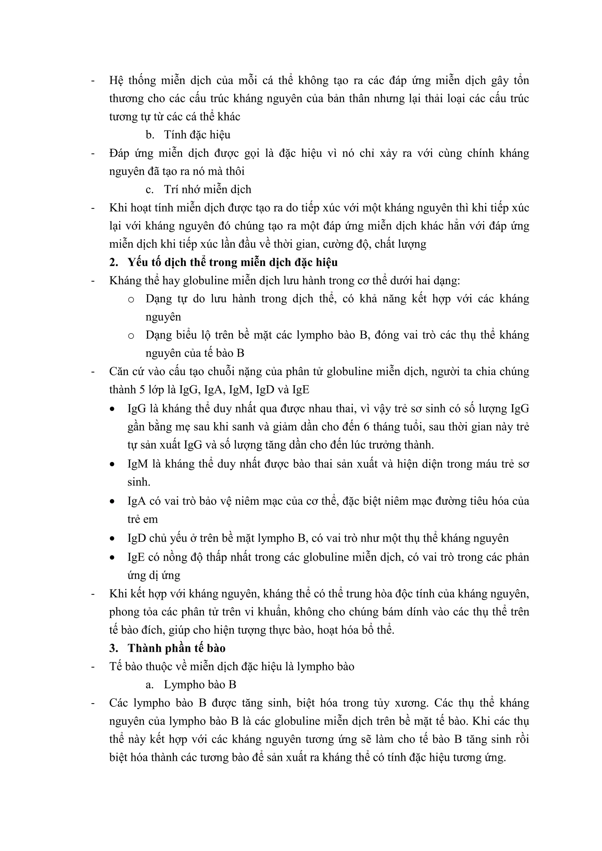 ĐẶC ĐIỂM MIỄN DỊCH HỌC TRẺ EM | PDF