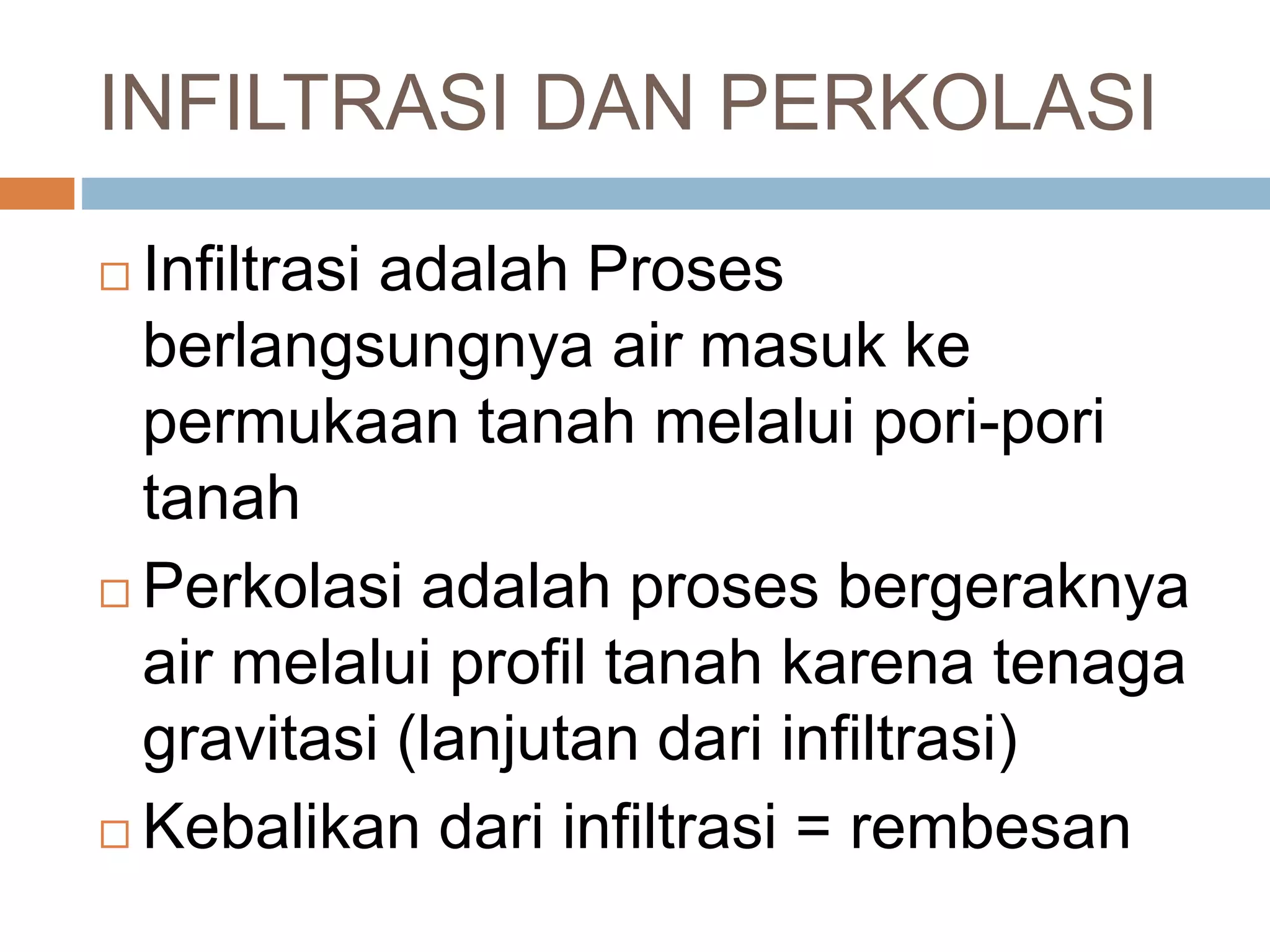 5 uji perkolasi | PPTX