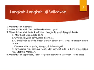 [5] uji wilcoxon | PPTX