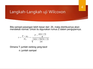 [5] uji wilcoxon | PPTX