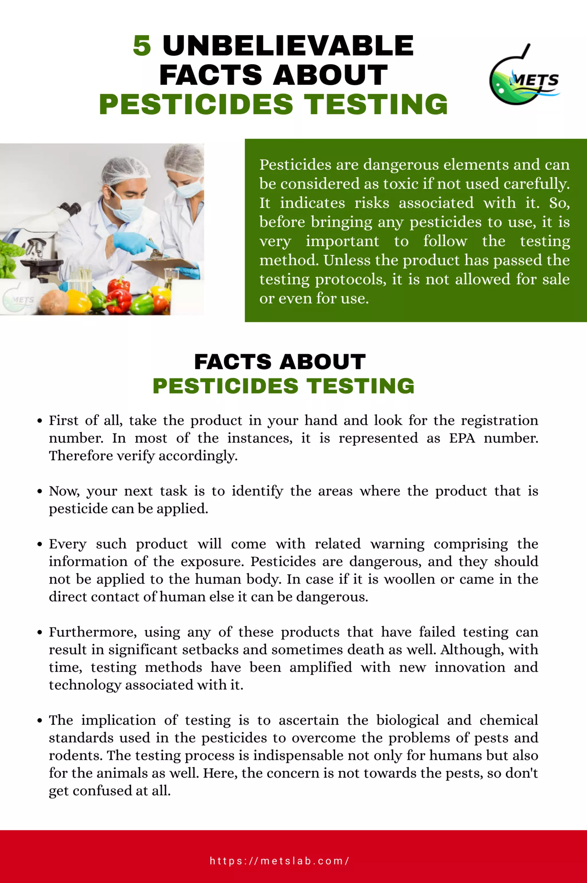 5 UNBELIEVABLE FACTS ABOUT PESTICIDES TESTING | PDF | Free Download