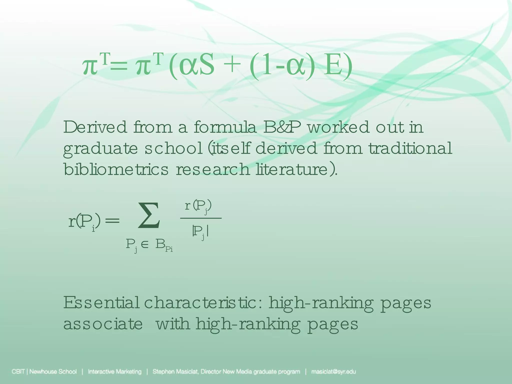 5 Understanding Page Rank | PPT