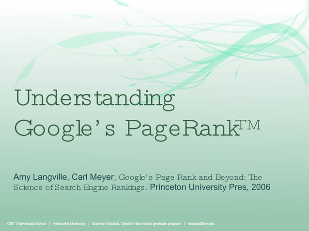 5 Understanding Page Rank | PPT