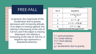 5 Uniformly Accelerated Motion for Grade 12 | PPTX