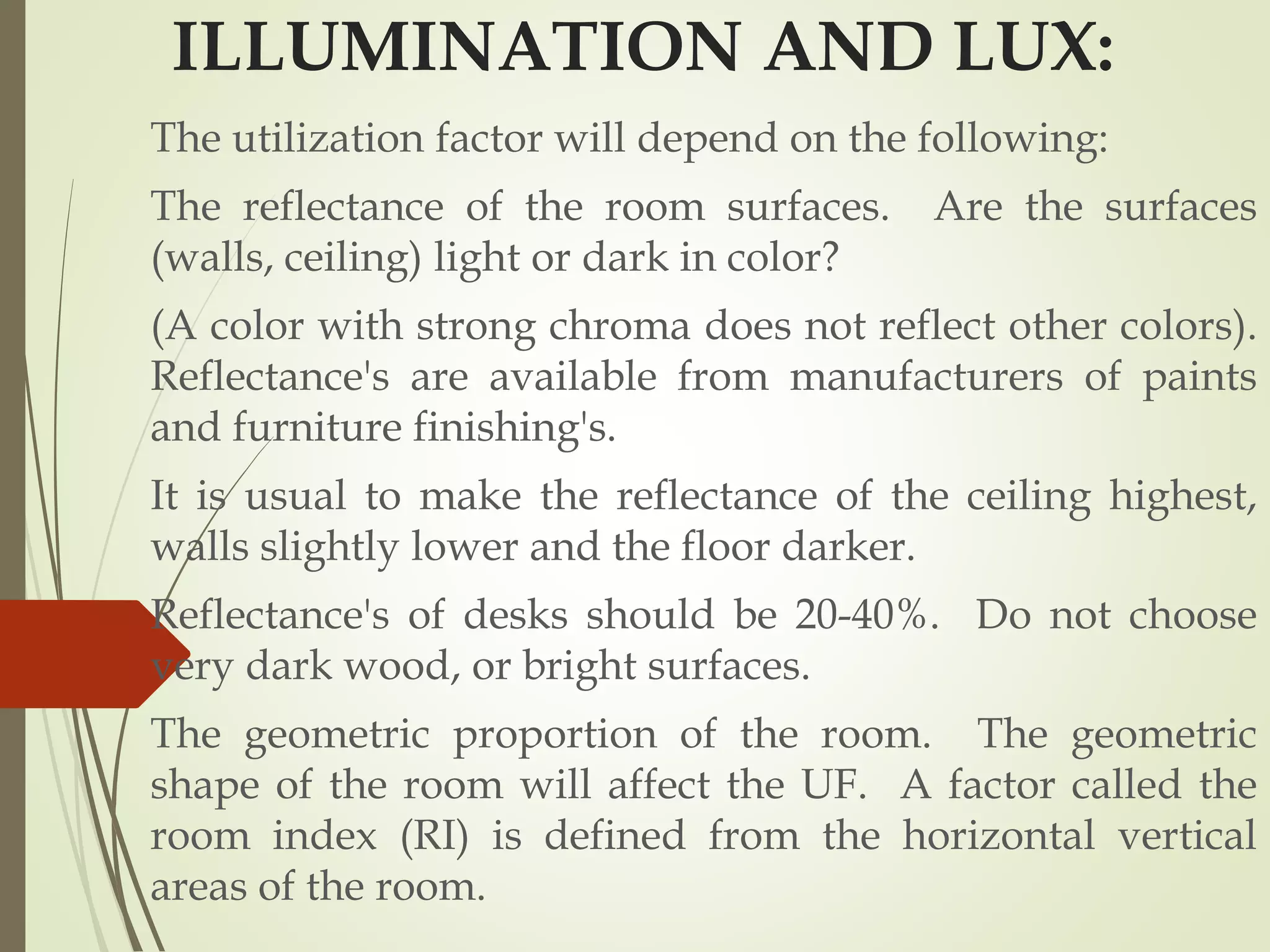 electrical lighting calculation | PPTX