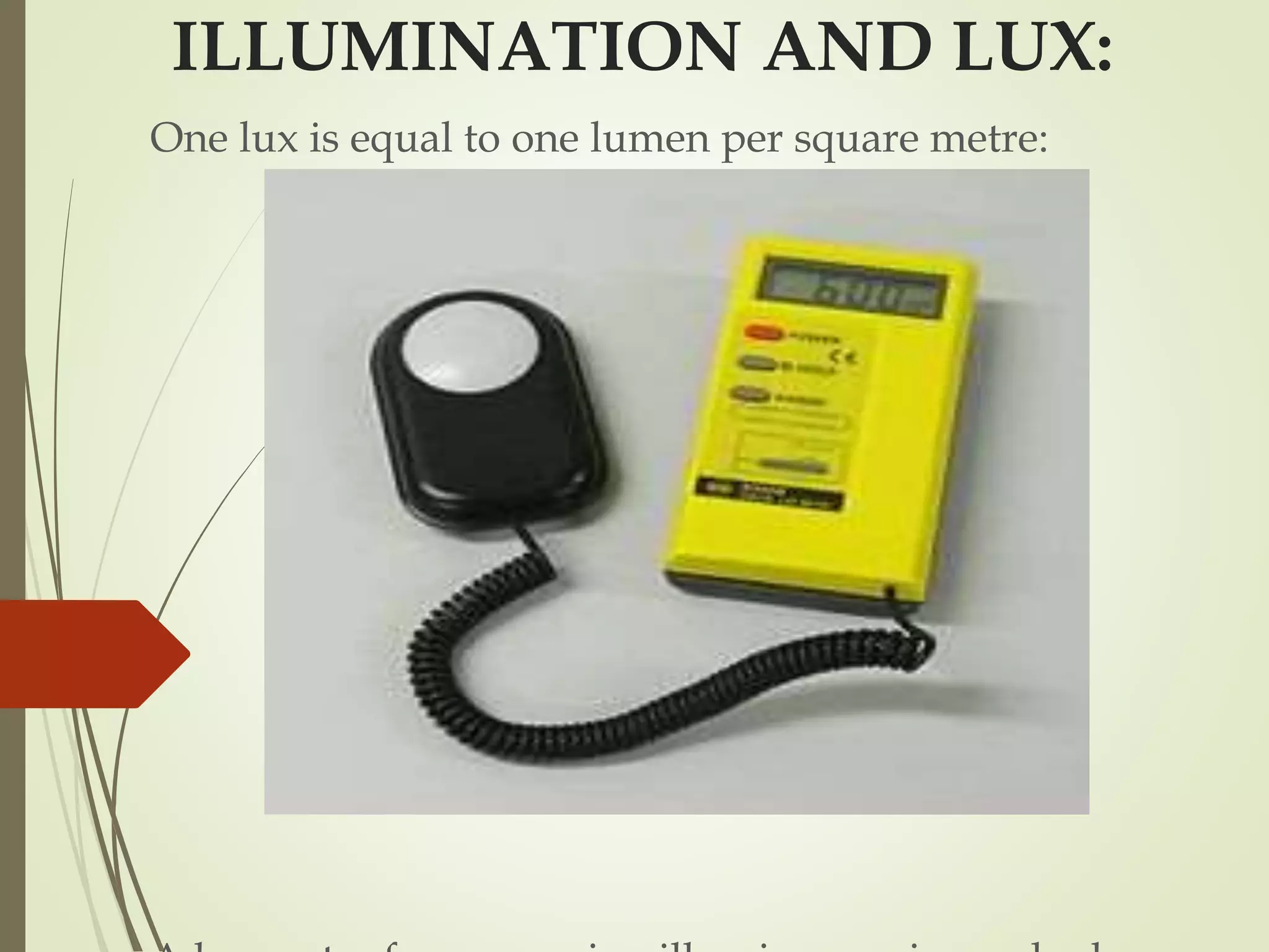 electrical lighting calculation | PPTX