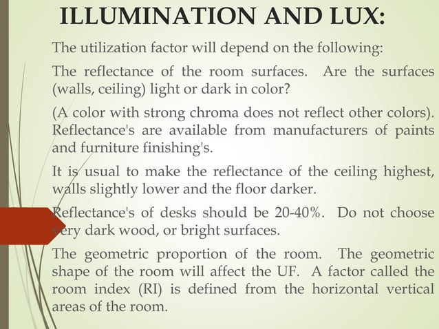 electrical lighting calculation | PPTX | Interior Decorating | Home & Garden