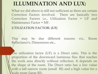 electrical lighting calculation | PPTX