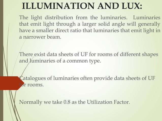 electrical lighting calculation | PPTX | Interior Decorating | Home & Garden