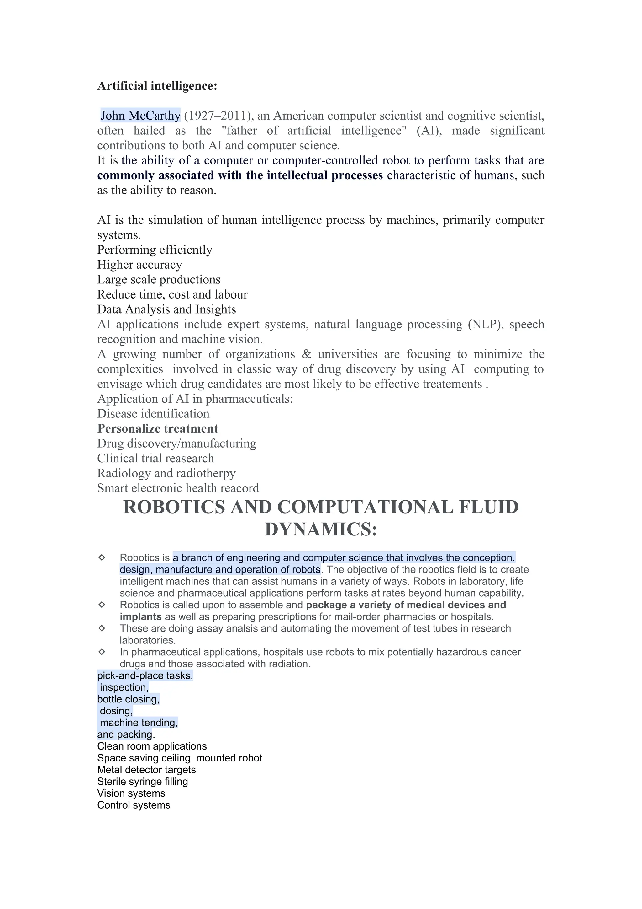 5 unit computer aided drug design related to AI | DOCX