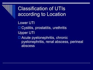Urinary Tract Infection | PPT