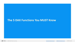 5 Useful Data Analysis Expressions (DAX) Functions for Power BI ...