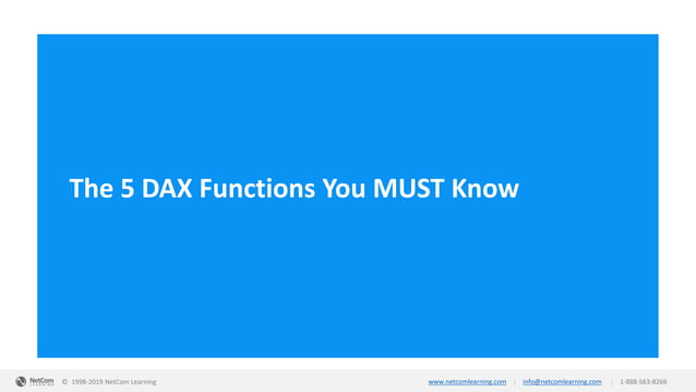 5 Useful Data Analysis Expressions (DAX) Functions for Power BI ...