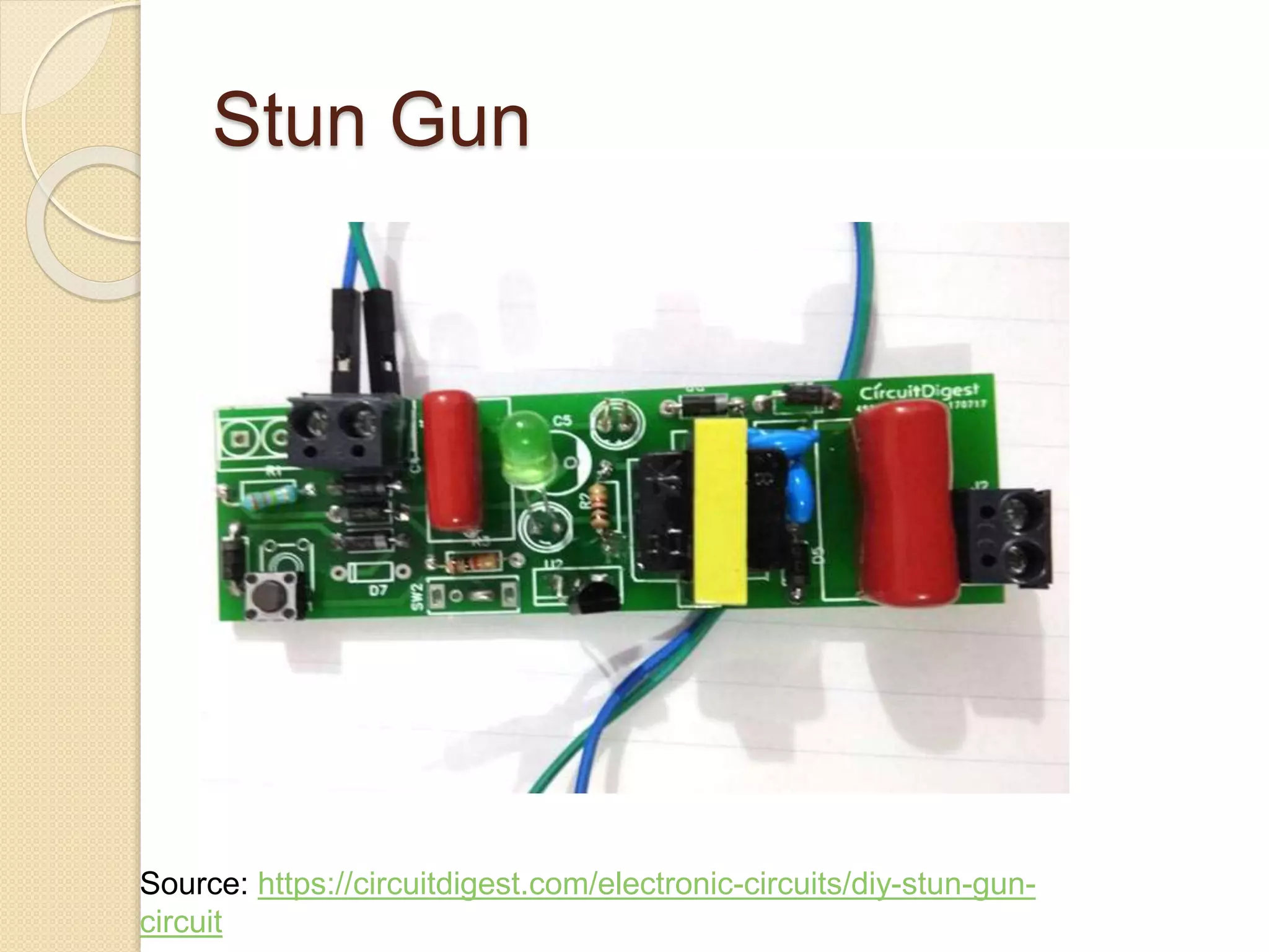 5 useful diy electronic circuits for you to try out today | PPTX | Home ...