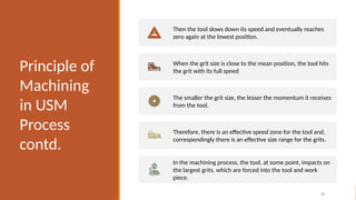 ultrasonic machining principles and parameters | PPTX