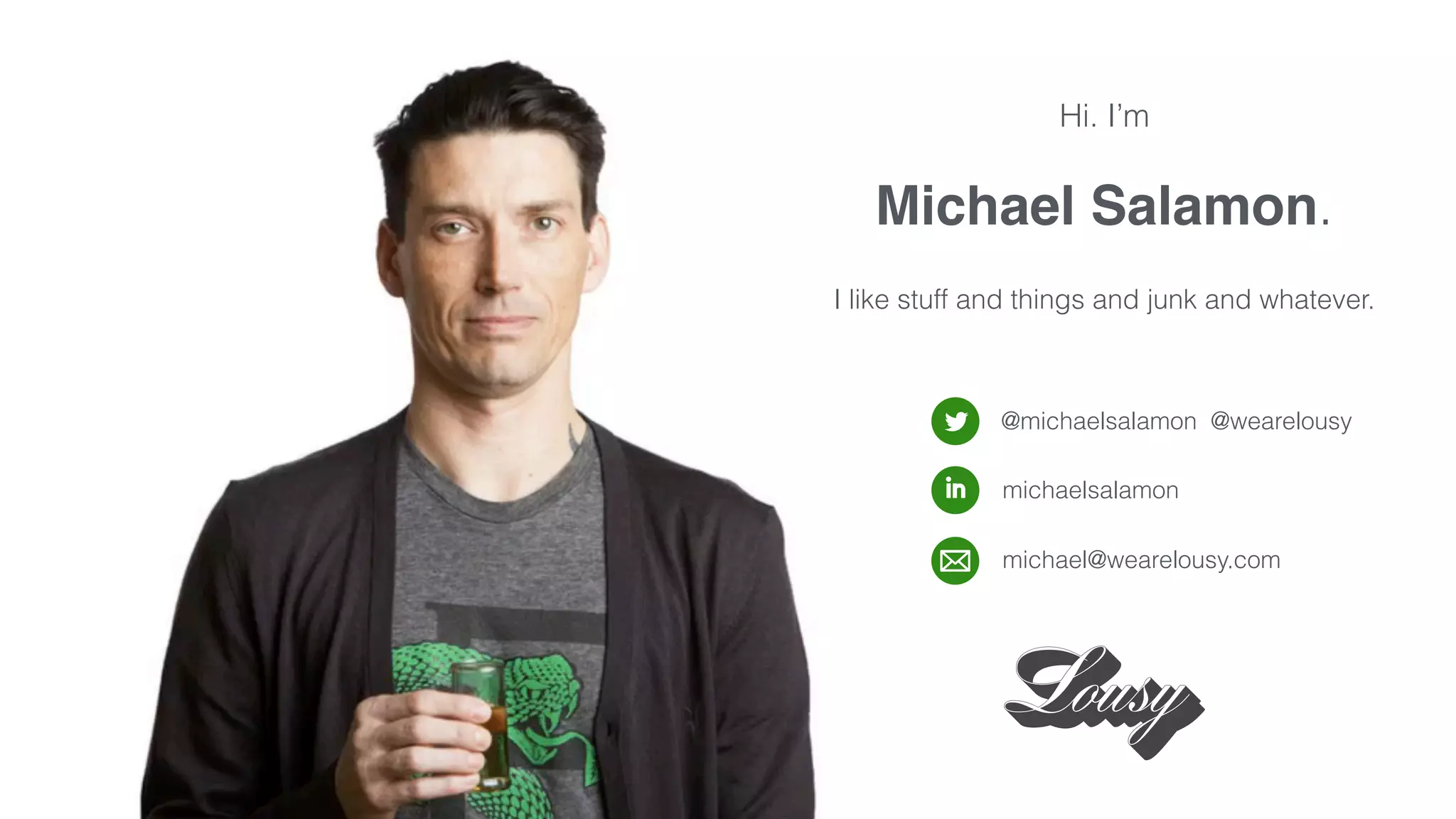 Michael Salamon - Stealing Design Thinking: Five UX Techniques for Marketers | PPT